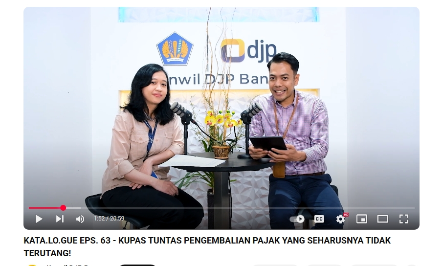 Rilis Siniar Terbaru, Pajak Kosambi dan DJP Banten Bahas Pengembalian Pajak | Direktorat ...